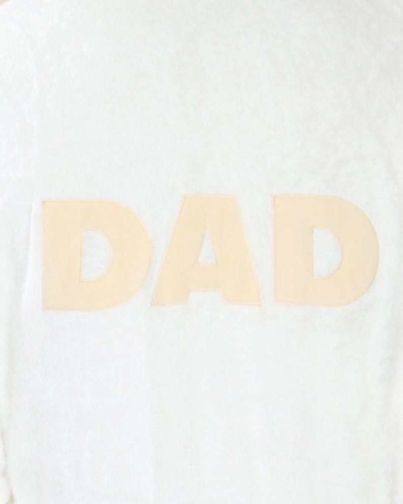 White gown for dad | Human Robe Dad - White – DOG by Dr Lisa US